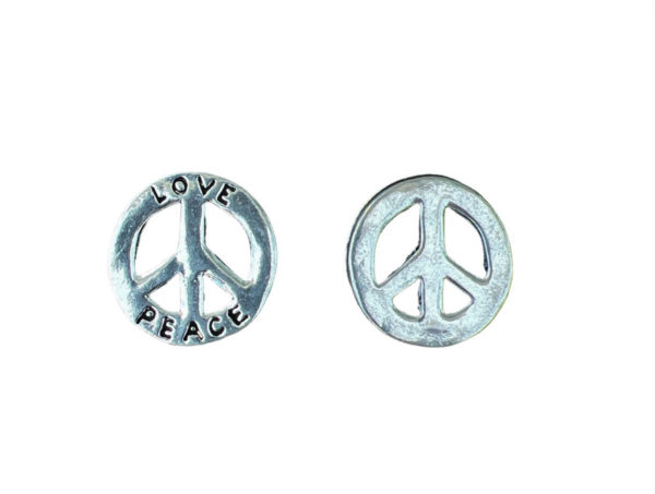 Peace Sign (Love) Pocket Token - Unique Pewter