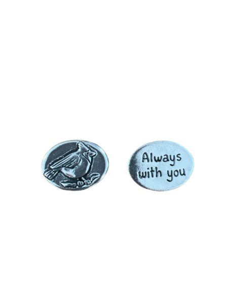 Cardinal Always with You Pocket Token